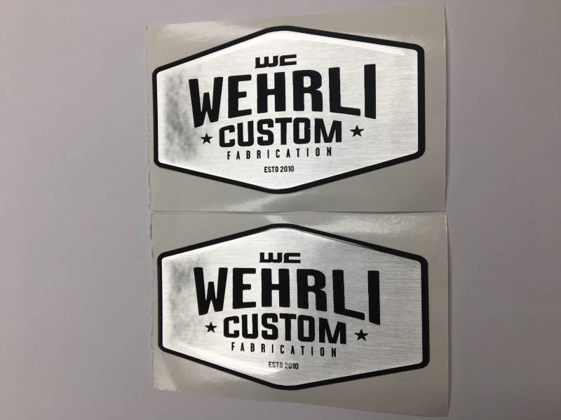 Wehrli Custom Badge Gel Stickers