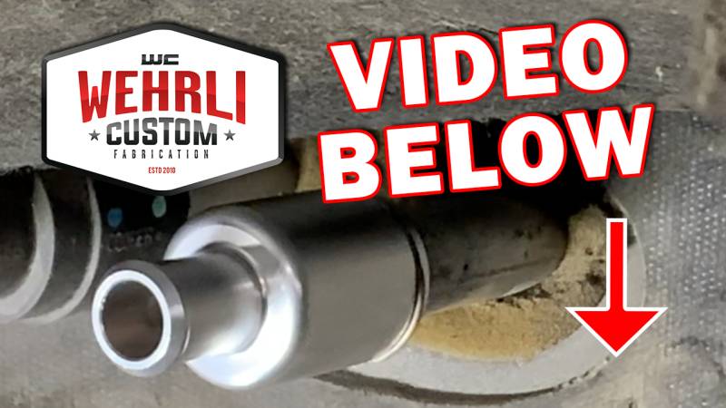 1999-2023 GM Billet Coolant Heater Core Firewall Fitting